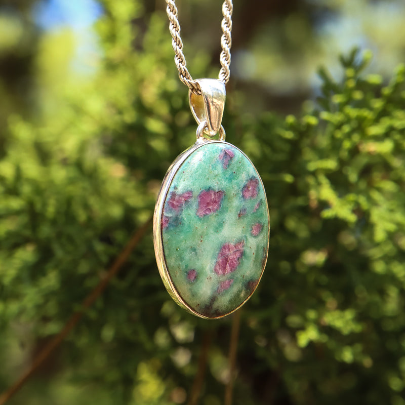 Fuchsite necklace store